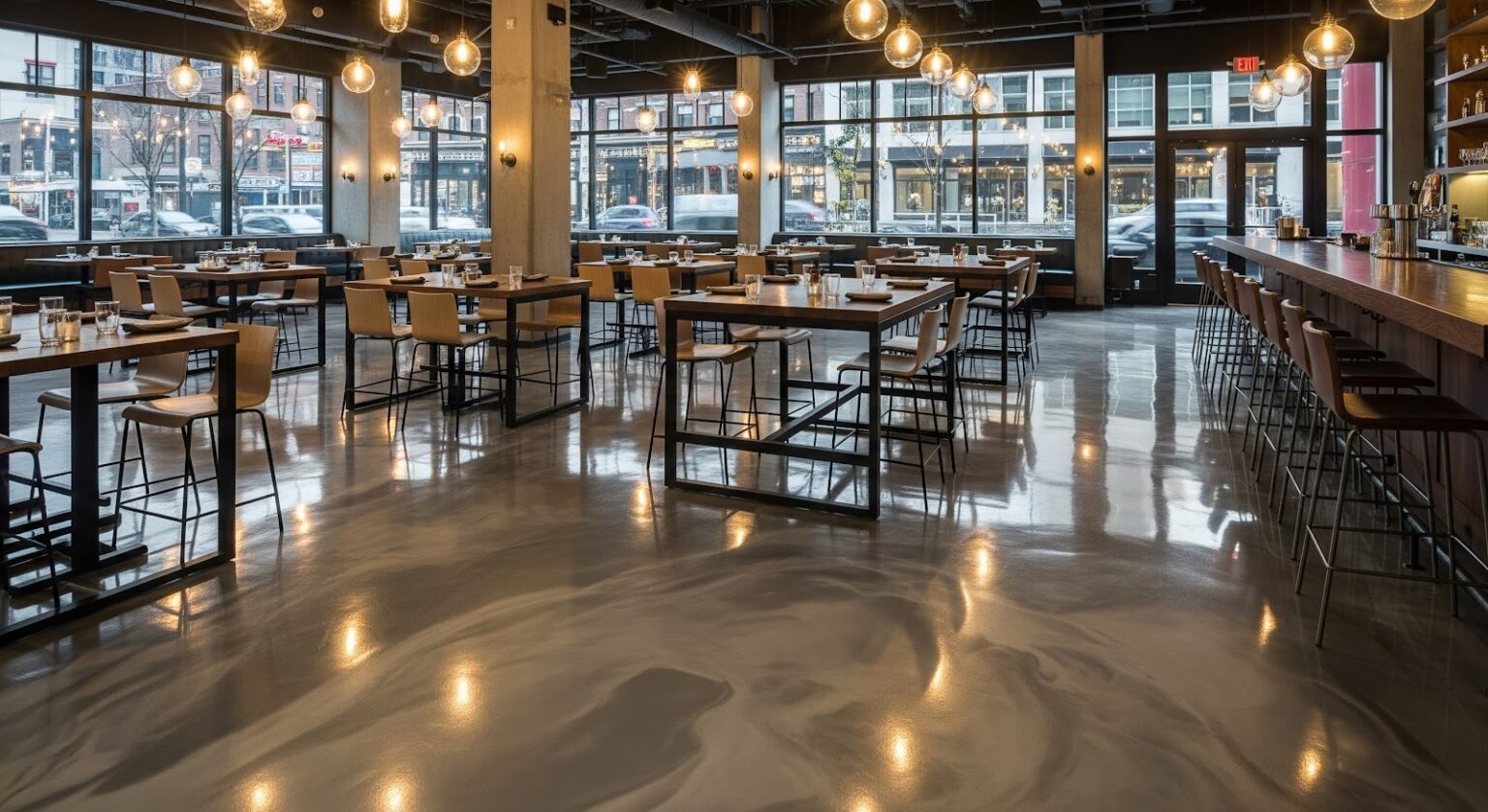 Why Restaurants are Turning to Epoxy Flooring?